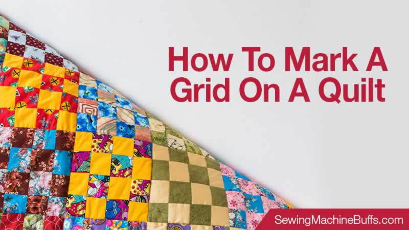 How To Mark A Grid On A Quilt